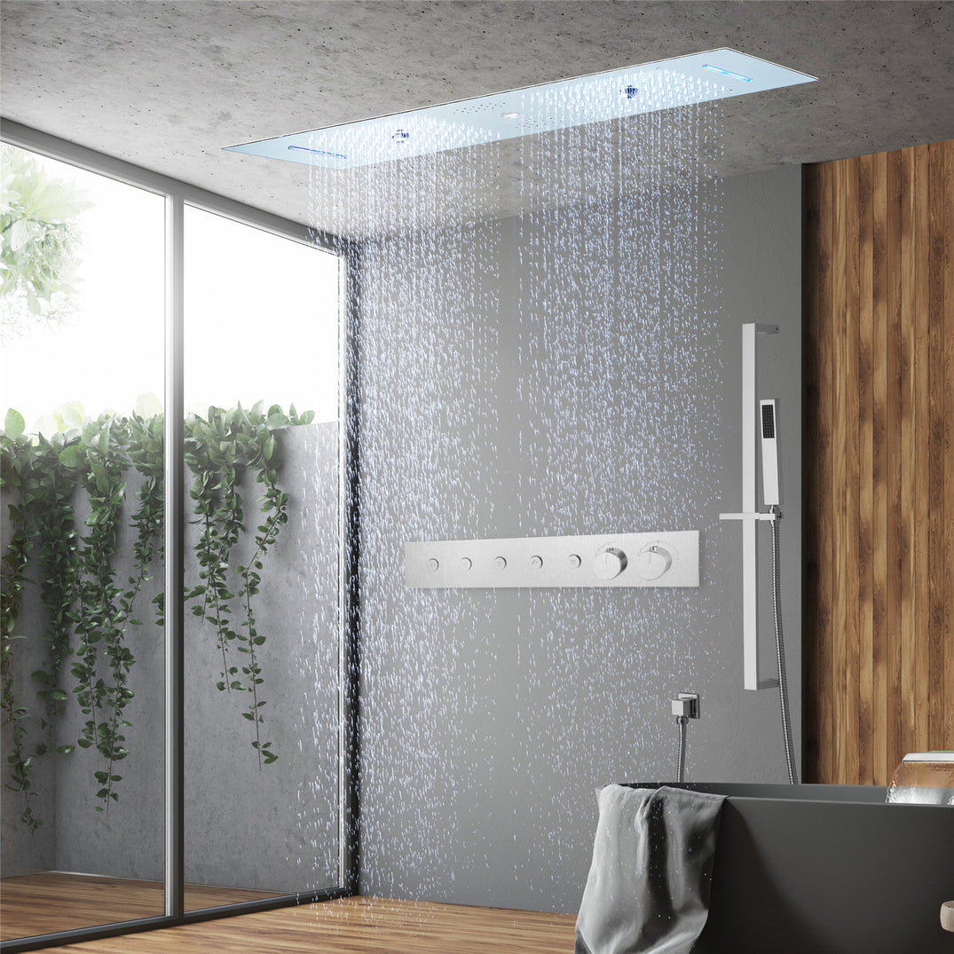 PRESTIGE| 36" Ceiling Complete Luxury LED Music shower – Smart Living ...