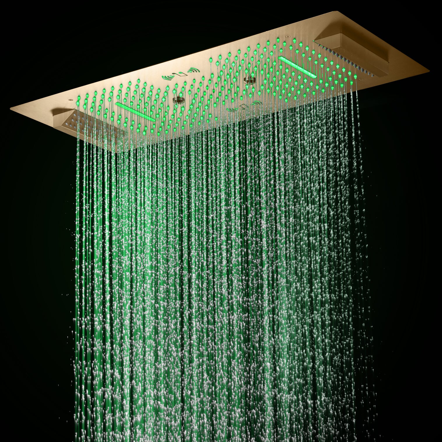 SAFARI|36"X 16" COMPLETE LUXURY LED MUSIC SHOWER SYSTEM DIGITAL DISPLA ...