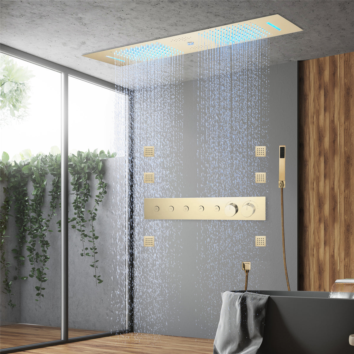 NASHVILE| 36" LUXURY COMPLETE SHOWER SYSTEM – Smart Living and Technology