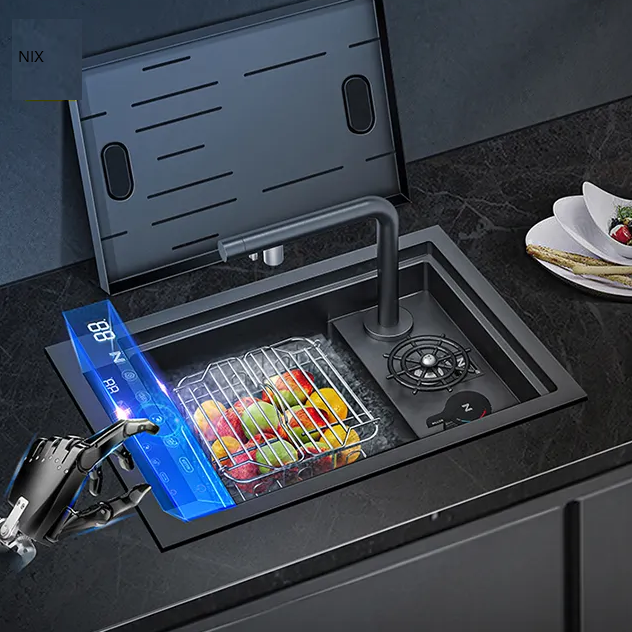 NIX21|21" COMPLETE KITCHEN SINK HYDRO PURFICATION KITCHEN SINK CUP RIN ...