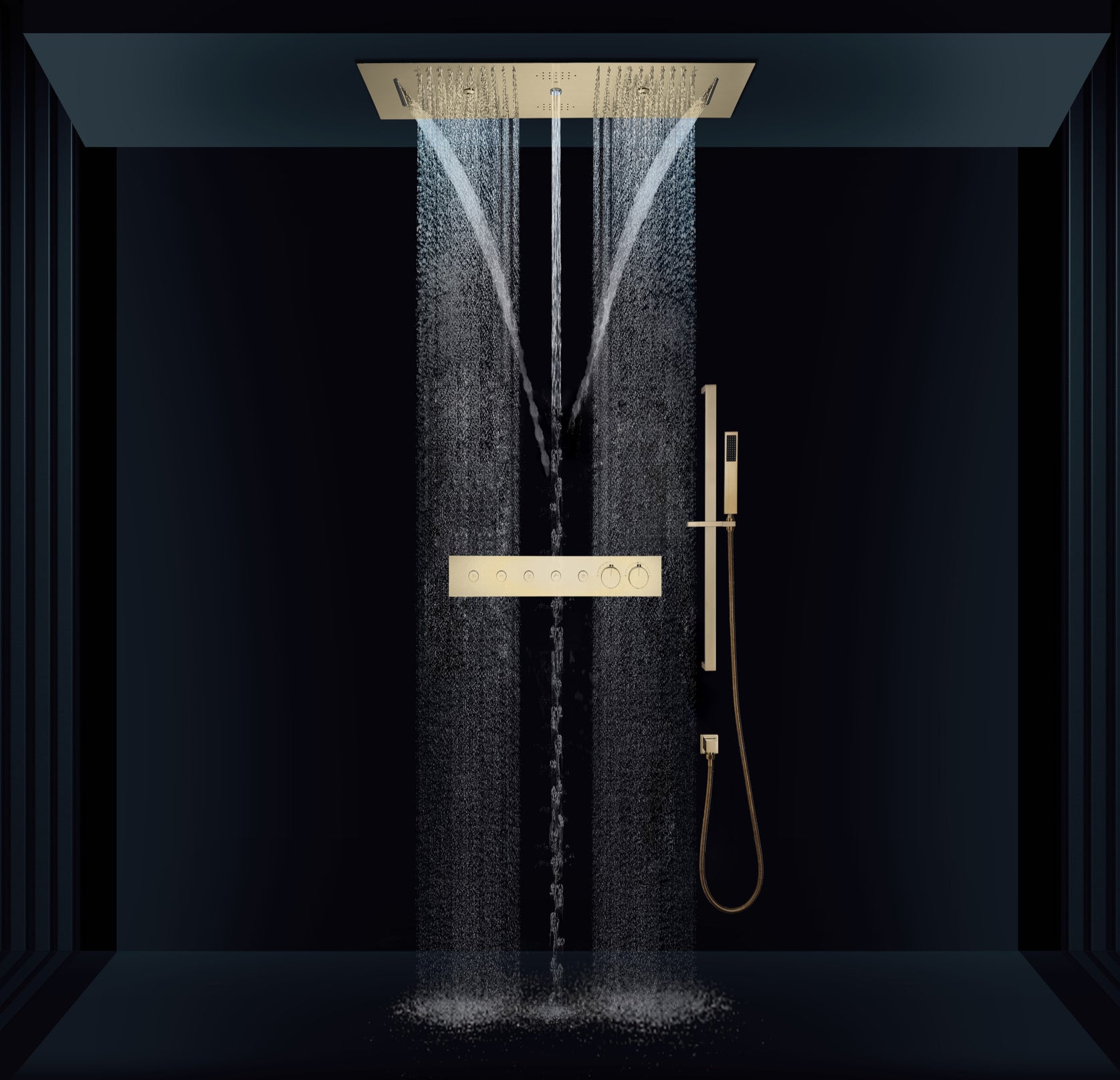 PRESTIGE| 36" Ceiling Complete Luxury LED Music shower – Smart Living ...