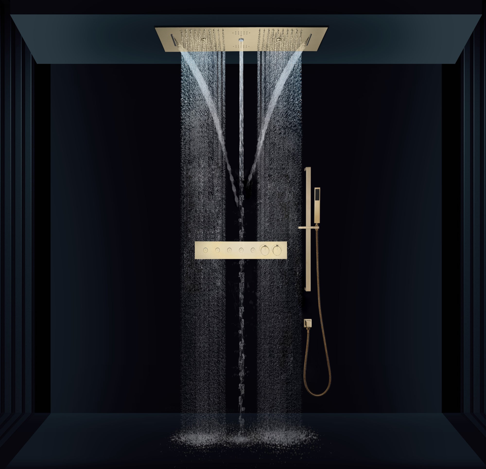 PRESTIGE| 36" Ceiling Complete Luxury LED Music shower – Smart Living ...