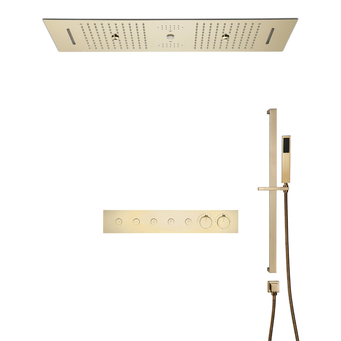 PRESTIGE| 36" Ceiling Complete Luxury LED Music shower – Smart Living ...