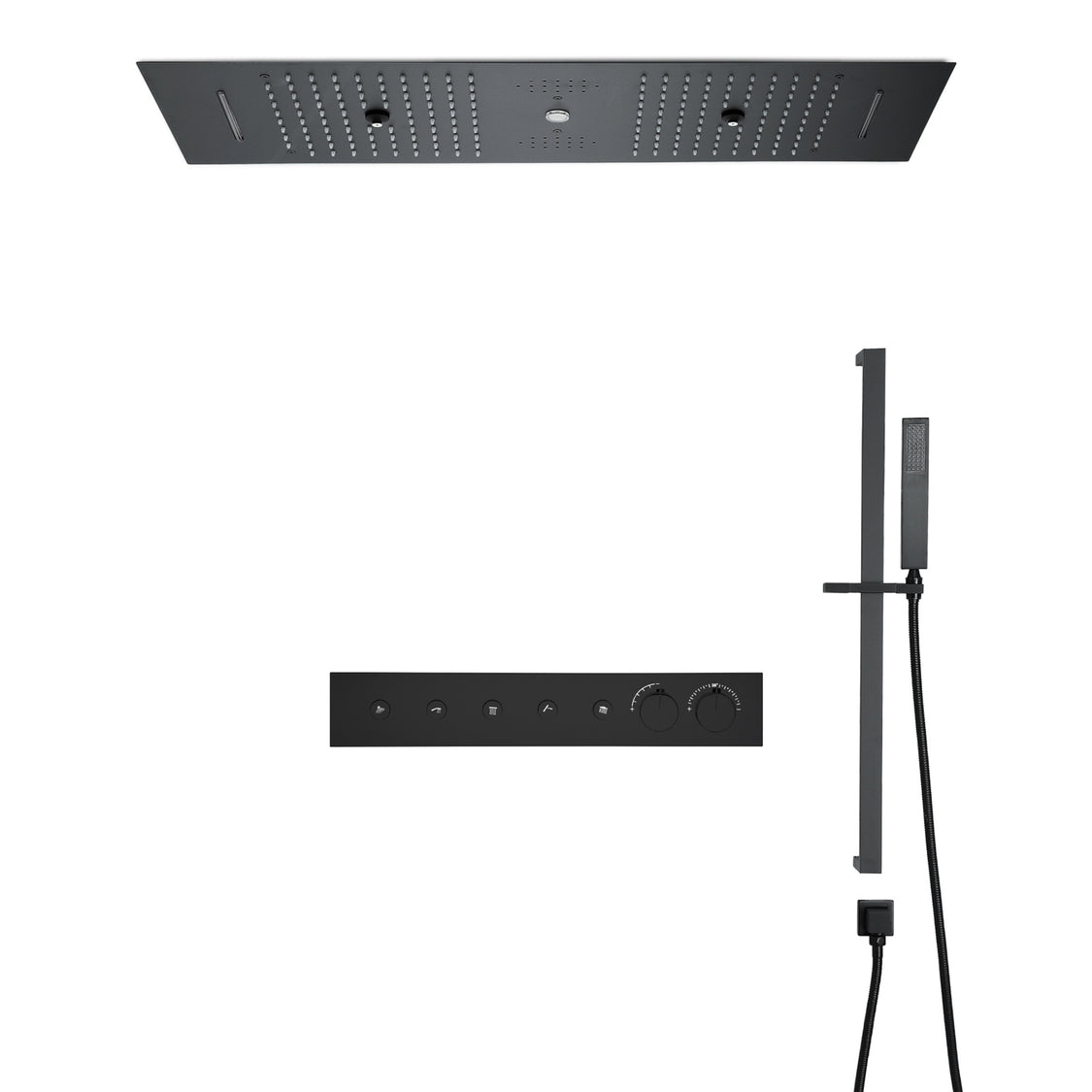 PRESTIGE| 36" Ceiling Complete Luxury LED Music shower – Smart Living ...