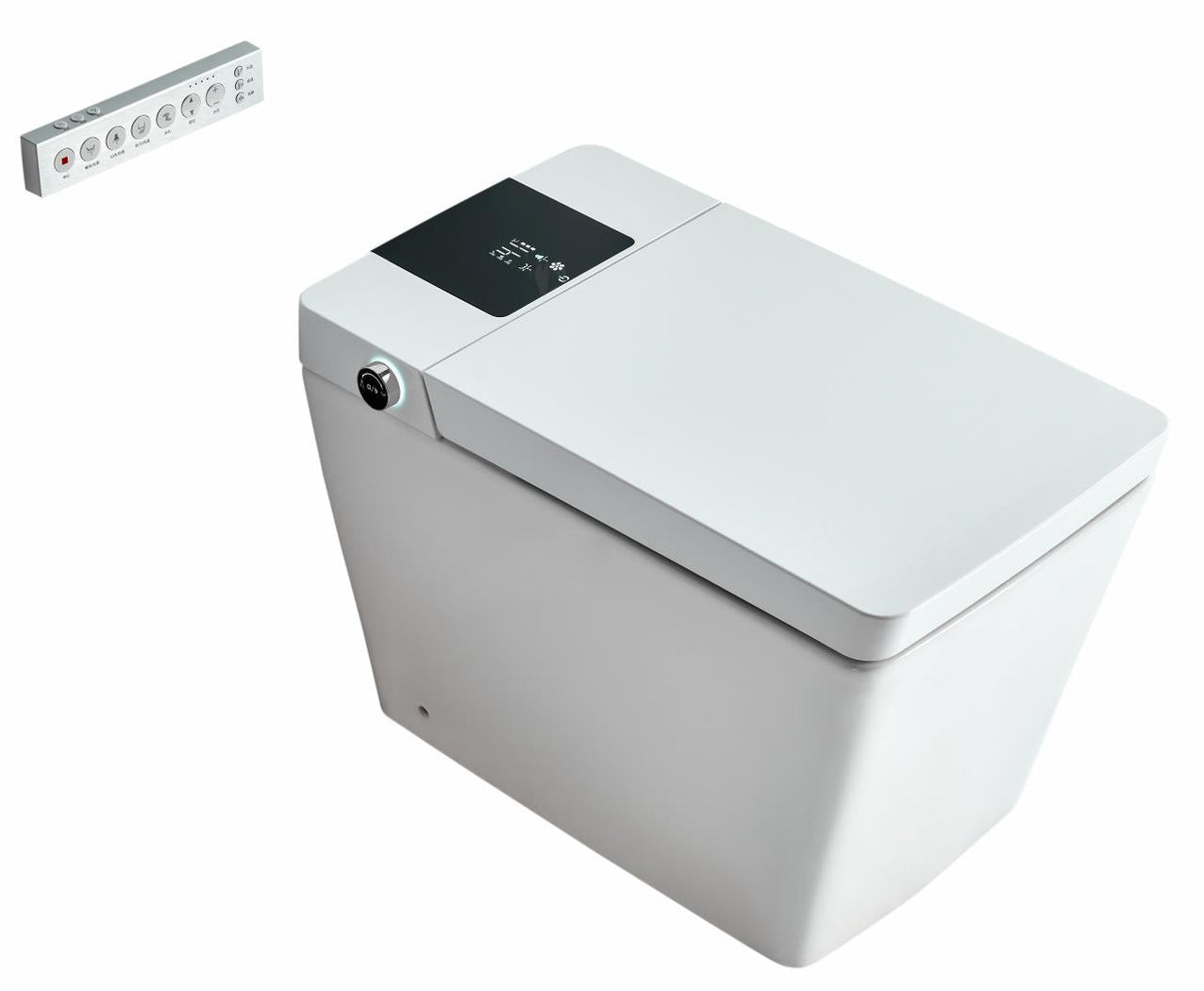 AVINDI| Smart One-Piece Toilet Square Shape Luxury Resort Style Floor ...