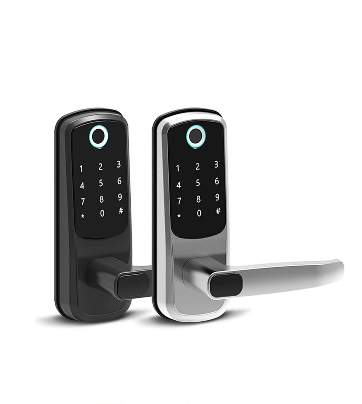 B7 - Smart Biometric Finger Print Door Lock Passcode , Card , Tuya App