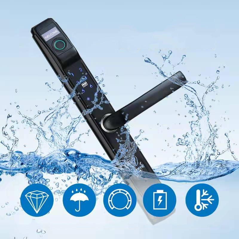 EARTH | Sliding Door Smart Lock Fingerprint Keyless Entry Door Lock Pa ...