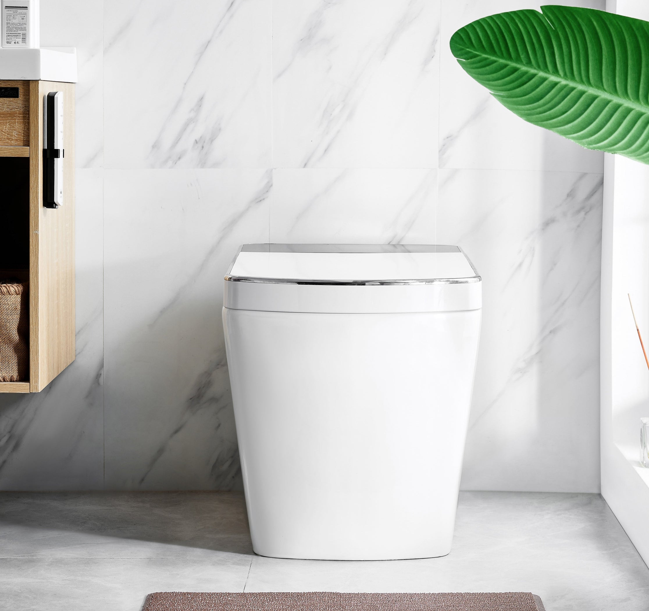 SLT615|Smart Toilet Luxury Intelligent One-piece Smart Toilet Remote ...