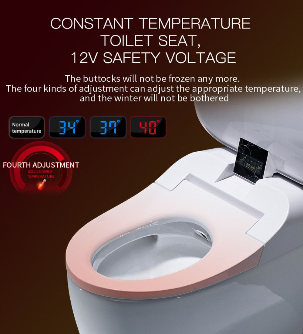 SLT680 | Luxury Smart Toilet One-Piece Floor Mounted HD Screen &Remote ...