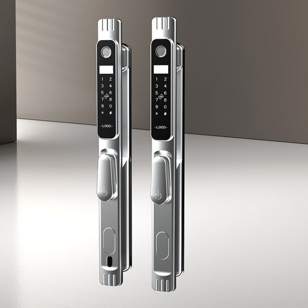 SHARK| Double sided smart door lock biometric fingerprint passcode sma ...