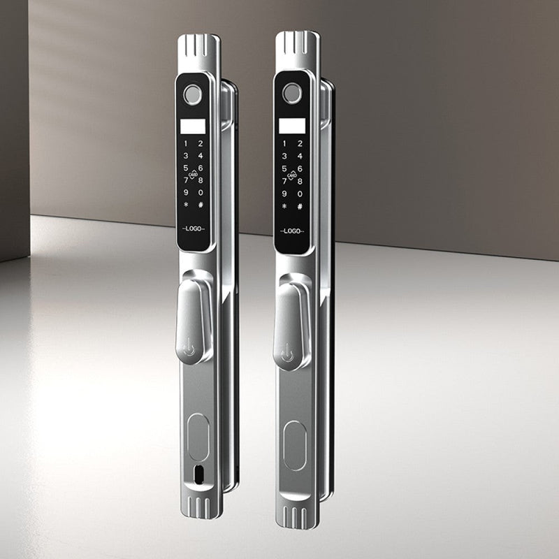SHARK| Double sided smart door lock biometric fingerprint passcode sma ...