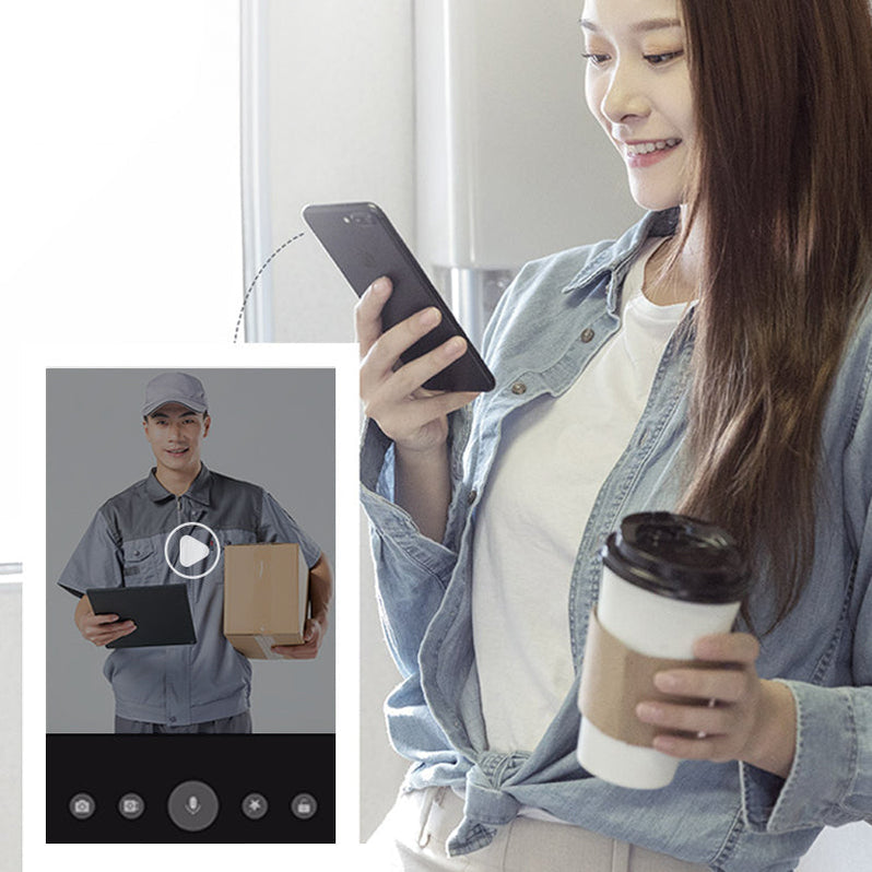 VOICE| 3D Face recognition smart door lock with video intercom feature ...